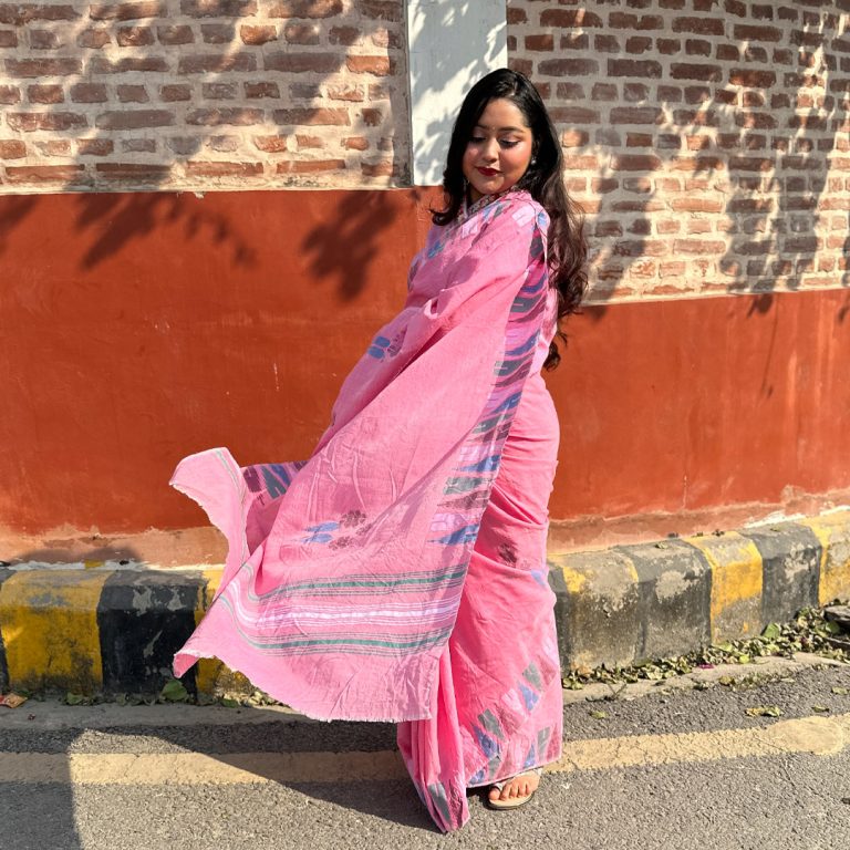 Padma- Traditional Nepali Sari - TukuTuku Nepal